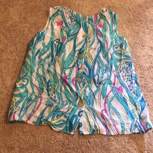 Lilly Pulitzer | Tops | Lilly Pulitzer New Iona Shell Long Story | Poshmark